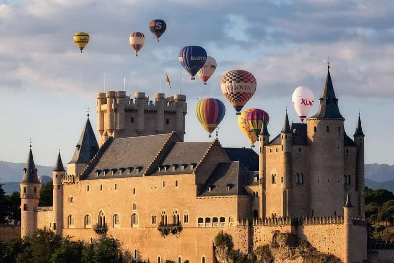 Balloon ride over Segovia - The Celebration and Extras