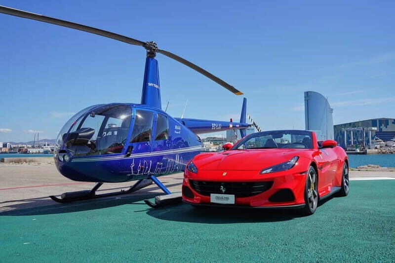 Barcelona: Helicopter and Supercar Driving Experience