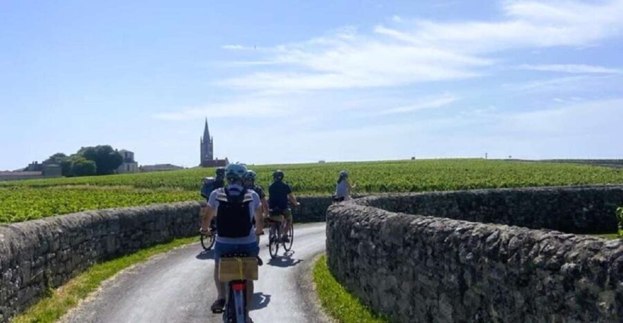 Bordeaux: St-Emilion Vineyards e-Bike Tour with Wine & Lunch