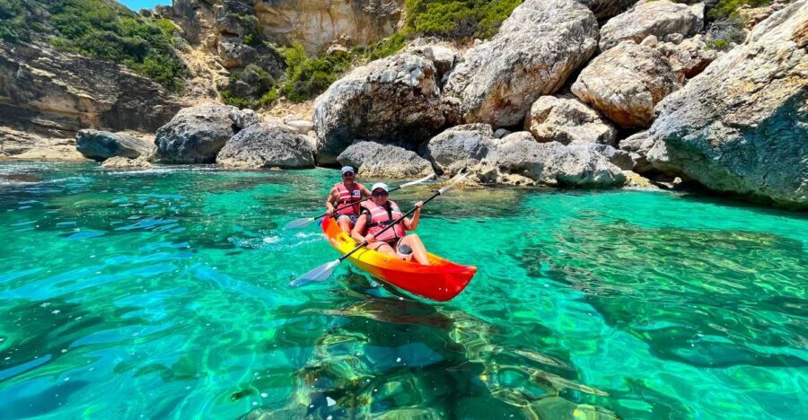 Cala Granadella: Cala en Caló Sea Cave Snorkel & Kayak Tour