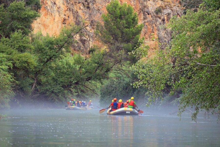Calasparra: Almadenes Canyon Rafting with Caves and Rock Art
