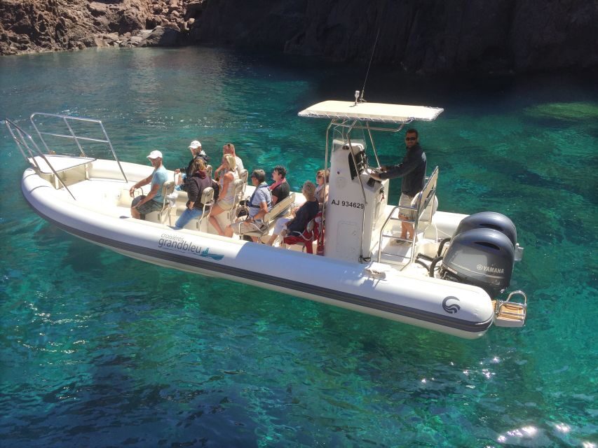 Cargèse: Calanques of Piana Capo Rosso Semi-Rigid Boat Tour