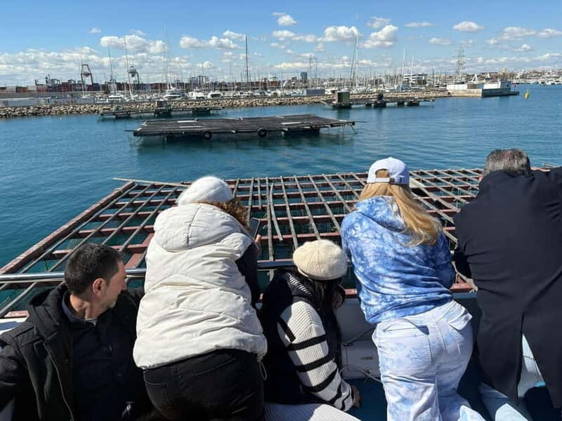 Catamaran trip and visit to the mussel nurseries with a snack