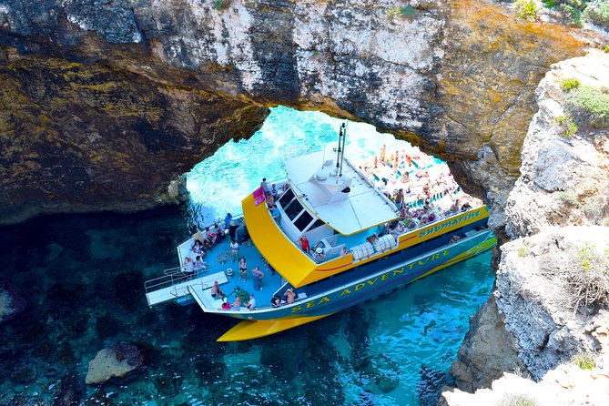Comino Island: including Blue Lagoon, Crystal Lagoon & sea caves - Key Points