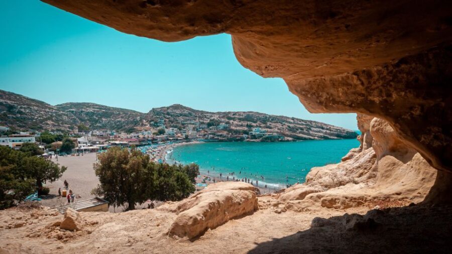 Crete: Matala Hippie Caves