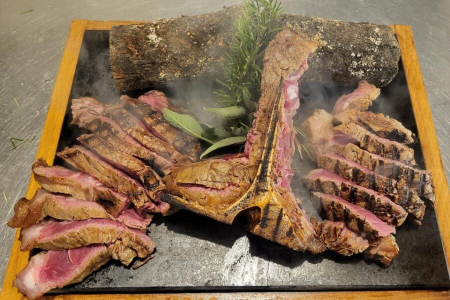 Fiorentina Steak Communal dinner @ ancient Tuscan farmhouse!