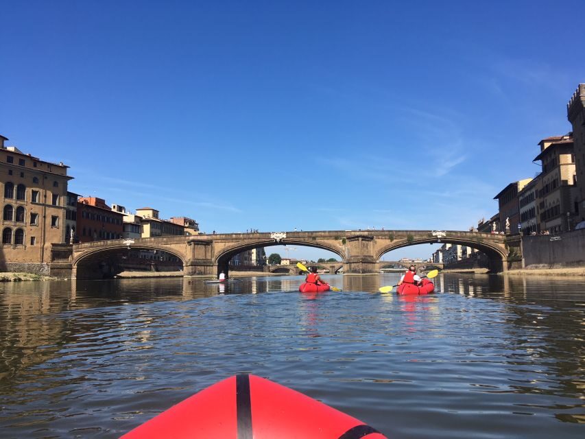 Florence: Ponte Vecchio and City Sights Guided Kayak Cruise