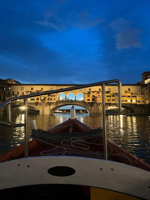 Florence: Private Boat Tour with Wine