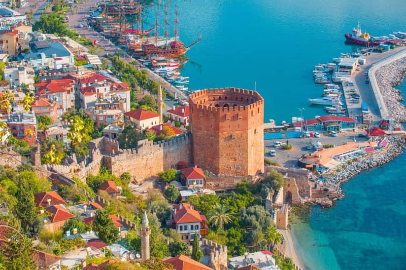 From Alanya: Sightseeing Half Day City Tour w/Cable Car