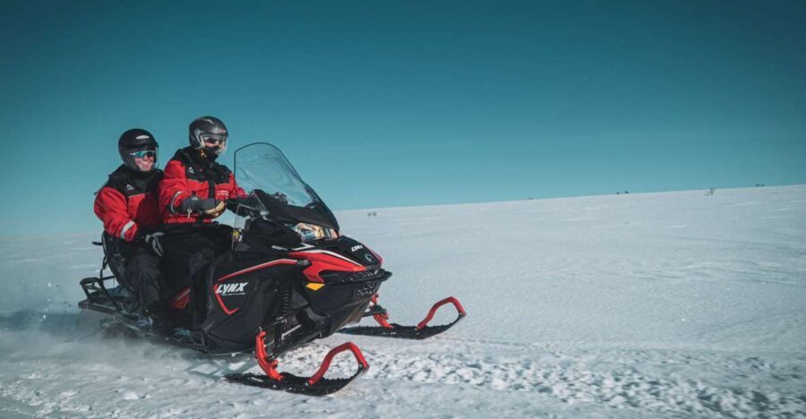 From Alta: Daytime Snowmobile Adventure