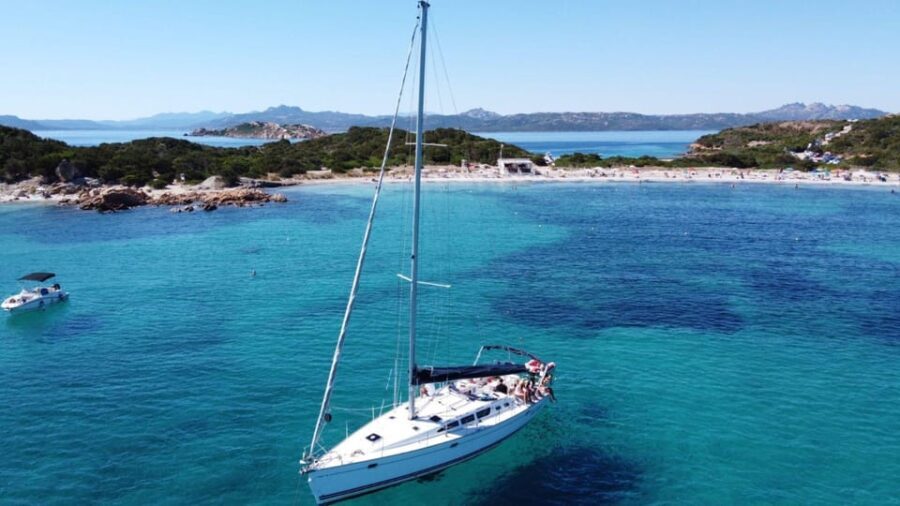 From Cannigione: Sailboat Tour in La Maddalena Archipelago