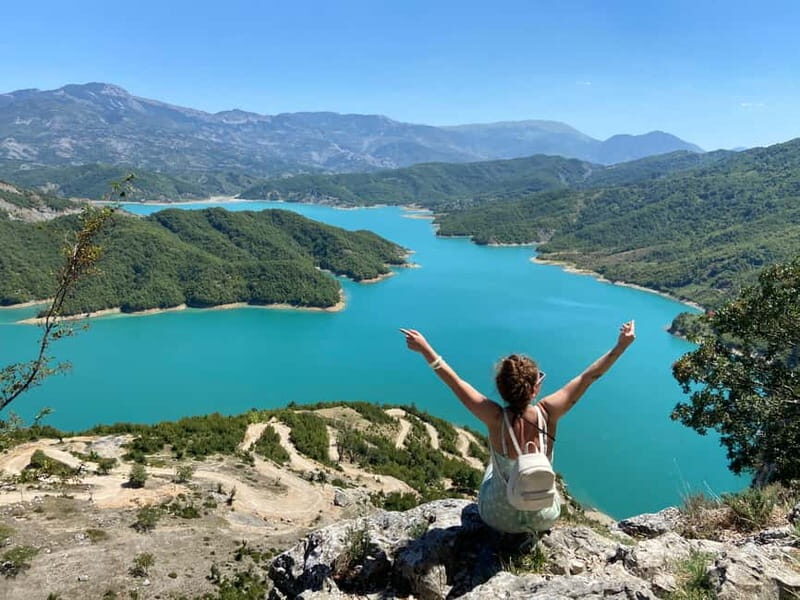 From Durres/Golem: Bovilla lake view with hiking - Day trip