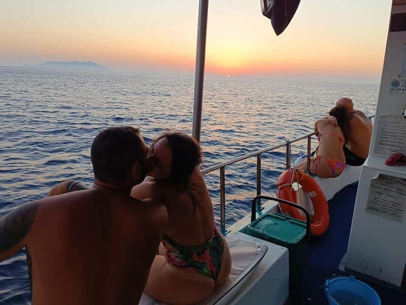 FROM FAVIGNANA: Authentic Favignana on a traditional boat, without rushing.