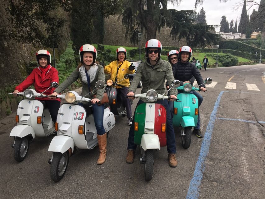 From Florence: Tuscan Countryside Vespa Tour with Tastings