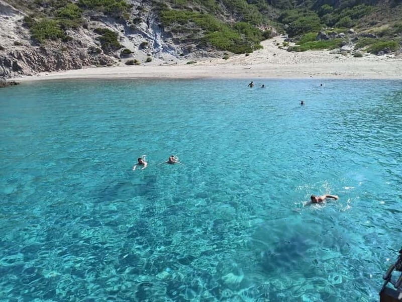 From Kardamaina: Pirate Cruise to St.Antonios, Yali with BBQ
