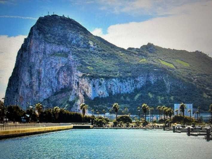 from La Cala/Marbella/Estepona: VIP Gibraltar tour with monkey rock + shopping