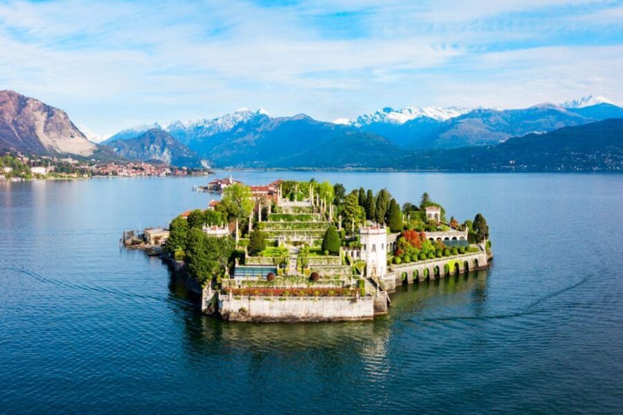 From Lake Maggiore: Private Boat Tour with Pickup/Drop-off