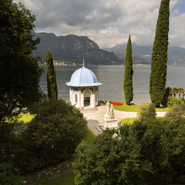 From Lecco: Lakeside Villas Entry Tickets with Ferries