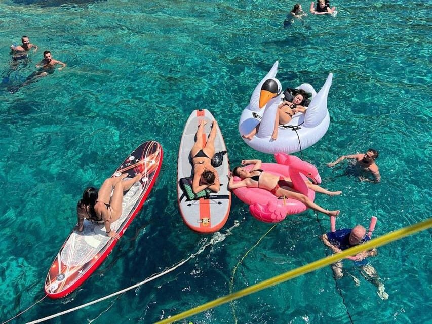 From Panormo: Private Sailing Catamaran Cruise with Lunch