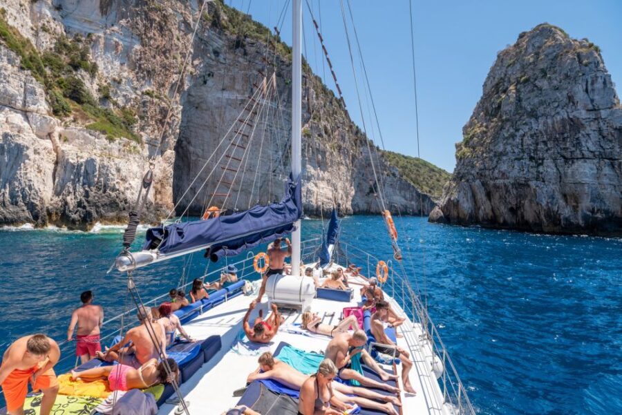 From Parga: Paxos and Antipaxos Cruise with Blue Caves