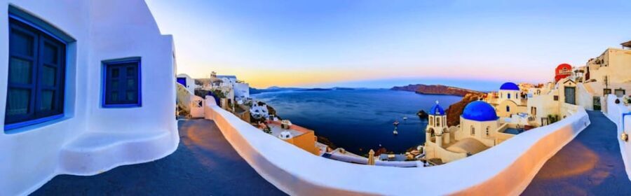 From Rethymno: Santorini Guided Tour and Cruise from Crete