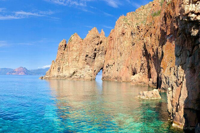 From Sagone/Cargèse: Coves of Piana sea cave Snorkeling