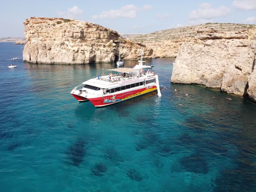 From Sliema: Gozo, Comino and Blue Lagoon Cruise