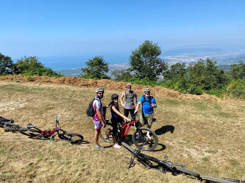 From the sea to the Apuan Alps:EBike Tour on Mount Folgorito