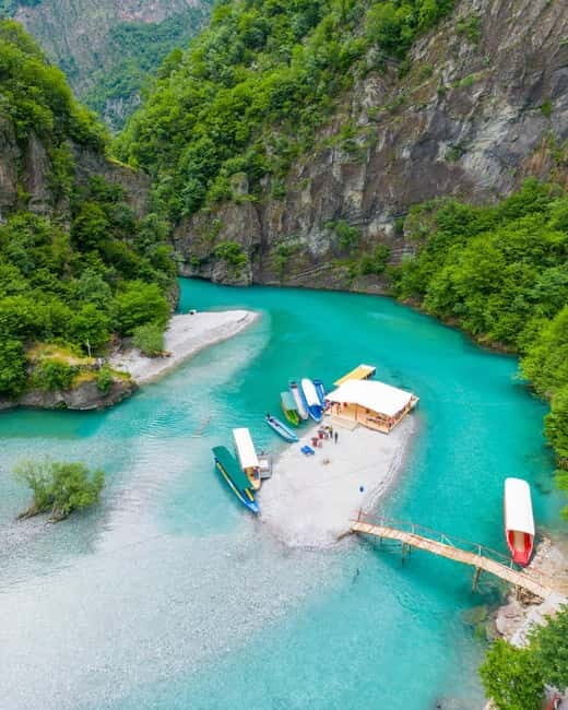 From Tirana: Shala River Boat Tour Full-Day Trip