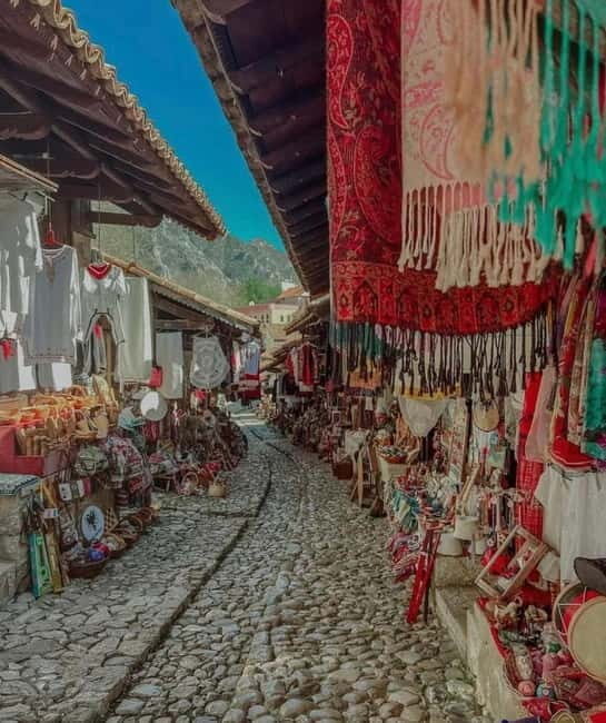 From Tirana/Shkoder: Kruja Castle, Old Bazaar, Sari Salltik