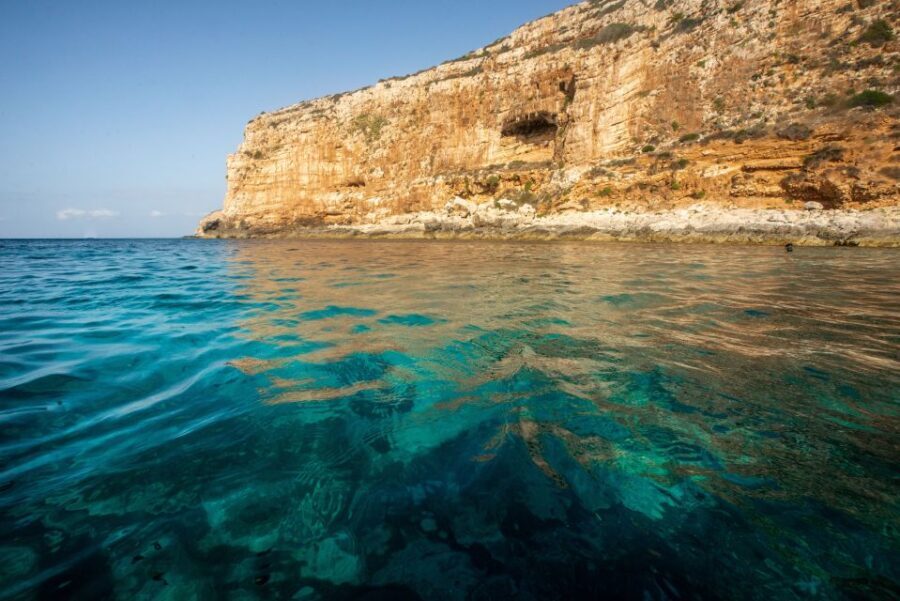 From Trapani: Marettimo Grottos Cruise & Local Food Tastings