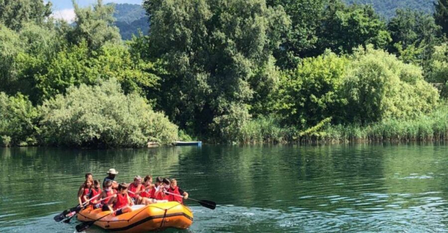 Fun for the family: Soft Rafting on Adda river