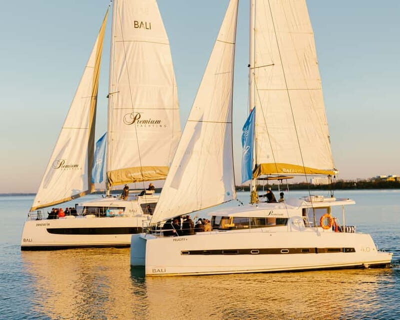 Gdansk/Sopot: Private Catamaran Cruise