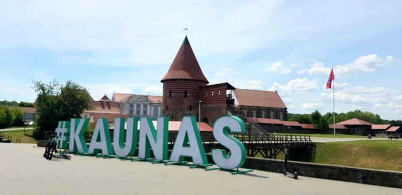Kaunas: 1 day Self-Guided Bike Tour with Train Tickets