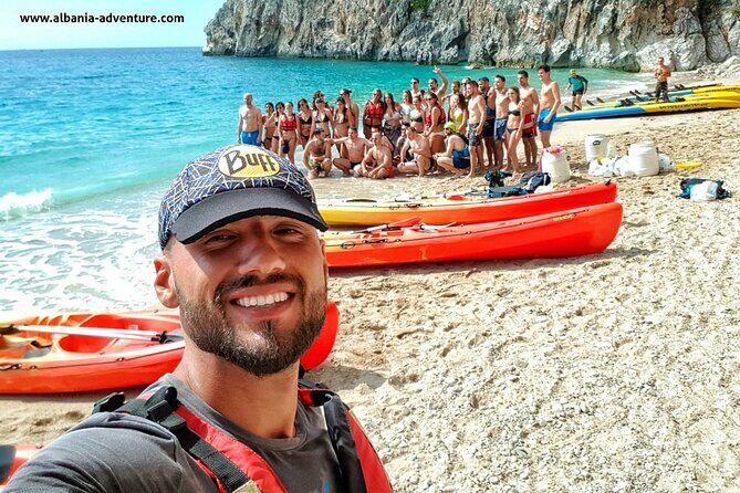 Kayak day in the coastline