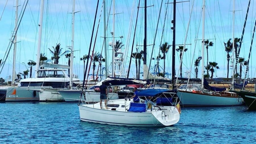 Las Palmas: Learn to sail with our sailboat.