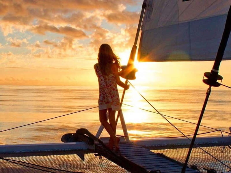 Limassol: Sunset Catamaran Cruise with Snacks and Drinks