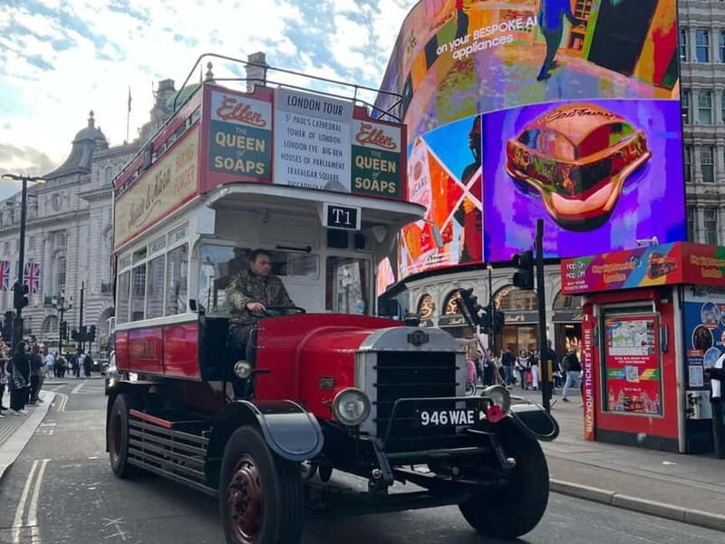 London: Vintage Open-Top Bus Tour with Guide - The Experience on Board