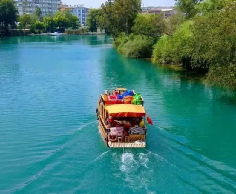 Manavgat River Cruise & Bazaar +Waterfall Tour: Side, Alanya
