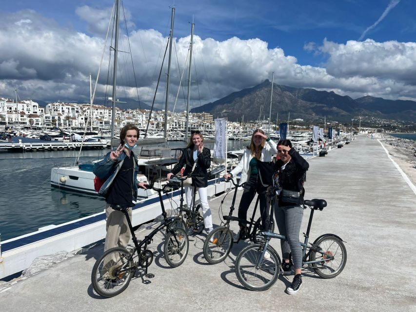 Marbella: Guided Bike Tour with Tapas Tasting and Drinks