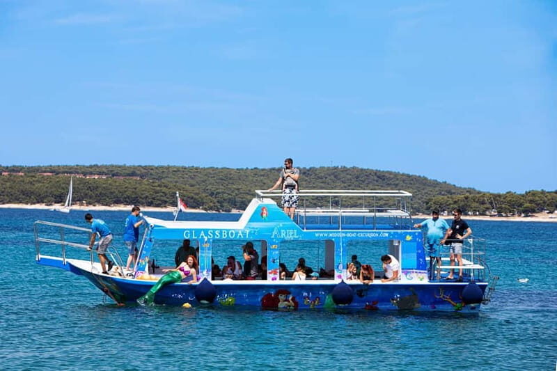 Medulin: Glass Boat Tour Experience to Kamenjak