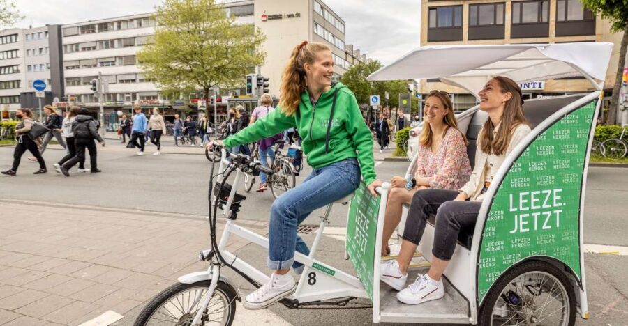 Münster: Private Guided Rickshaw City Tour
