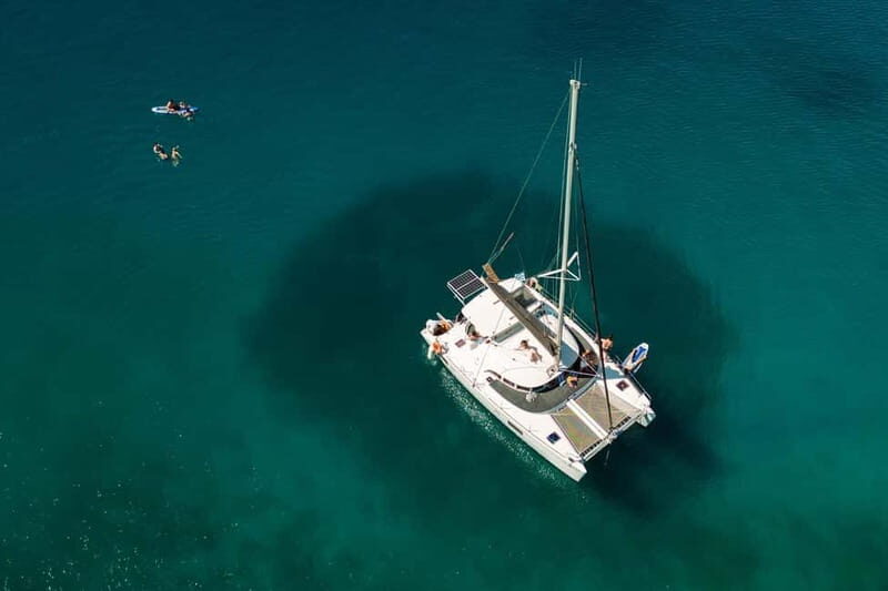 Nafplio: Catamaran Cruise with Meal and Drinks