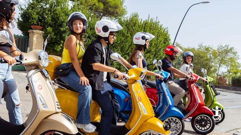 Naples: scenic vespa tour with tastings