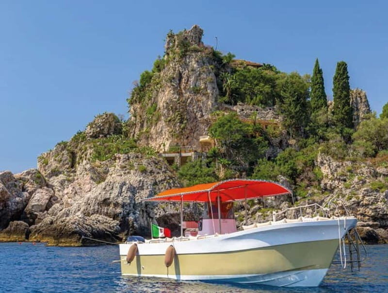 Naxos: Isola Bella, Blue Grotto, & Mazzarò Bay Boat Tour