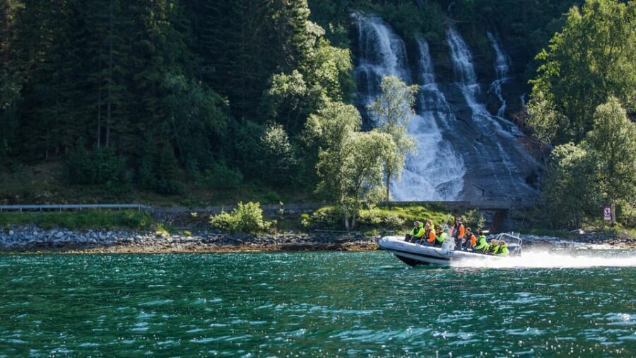 Olden: Nordfjord RIB Boat Tour with Live Commentary