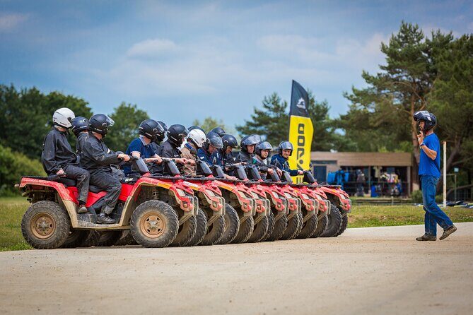 One hour quad ride between Nantes and La Baule