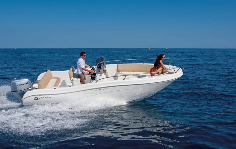 Open Motorboat Rental Allegra 21 Amalfi Coast