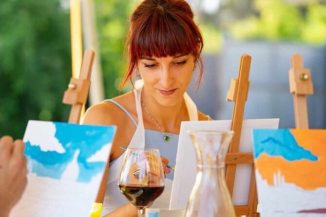 Paint And Drink Florentine Hills Art at La Birr'aia in Marignolle - Discovering the Paint and Drink Florence Hills Experience