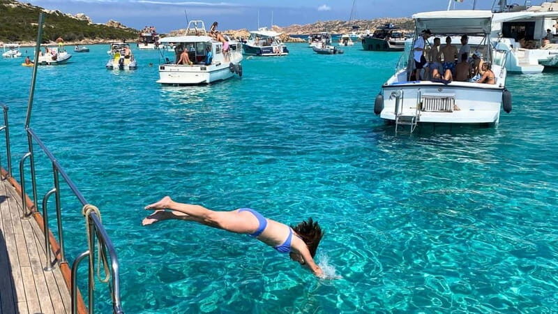 Palau or La Maddalena: wooden boat tour to the archipelago